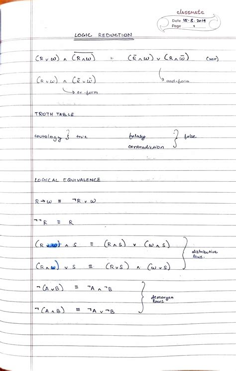 Discrete Maths Logic Reduction Pdf