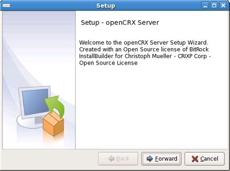 Opencrx V260 Server Installation