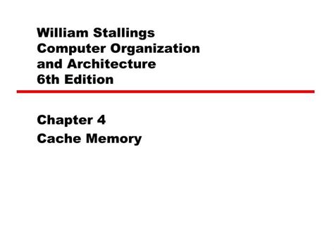 Ppt William Stallings Computer Organization And Architecture 6th Edition Powerpoint