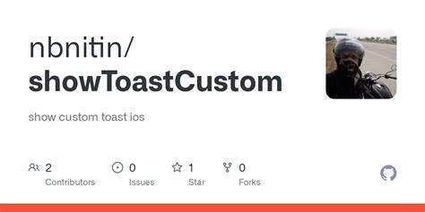 Github Nbnitinshowtoastcustom Show Custom Toast Ios