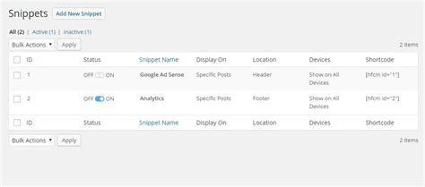 Header Footer Code Manager Easily Add Code Snippets To Your WordPress Site