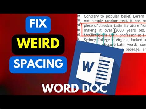 How To Fix Weird Spacing Between Words In Microsoft Word