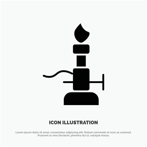 fire lab light science torch solid glyph icon vector 13552701 vector