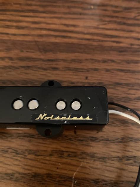 Frnder Noiseless Dlx Jazz Bass Guitar Pickup 2010s Black Reverb