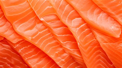 Salmon Fish Posing Close Up Background Salmon Platter Gourmet Salmon