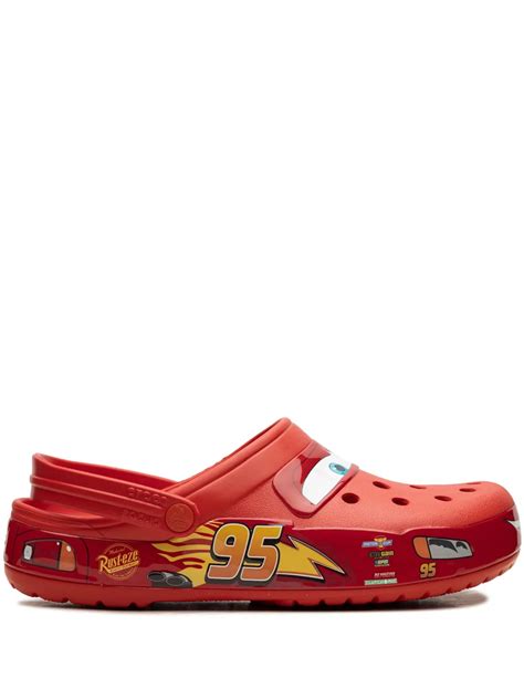 Crocs Classic Lightning Mcqueen Clogs Red Farfetch Ao