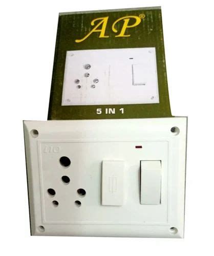 6A 5 In 1 Modular Switch Socket Combination Polycarbonate At Rs 67 50 In Prayagraj