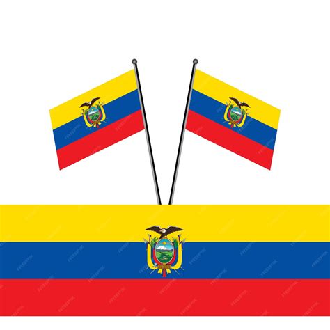 Premium Vector Illustration Of Ecuador Flag Template