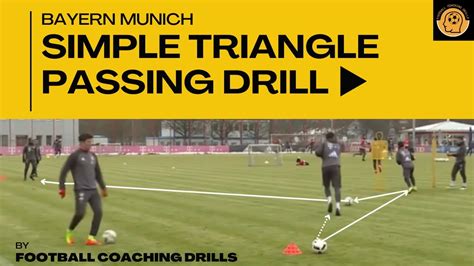 🔺simple Triangle Passing Drill For Football Training Youtube