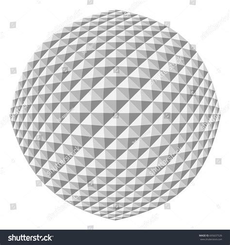 vector triangle sphere abstract background circles stock vector