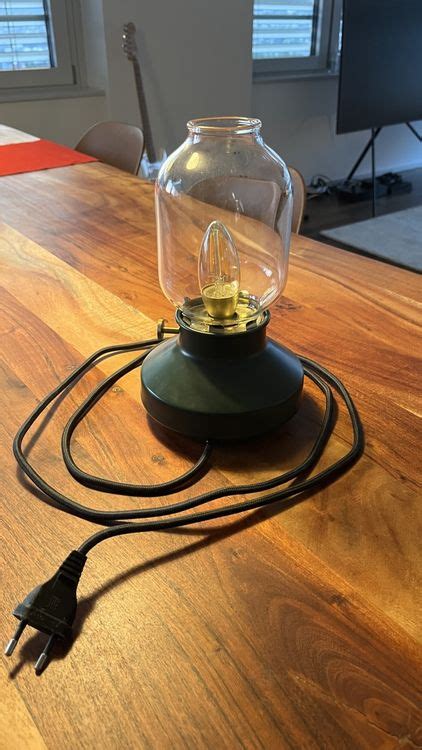 Ikea Tarnaby Lamp Green Glass Table Lamp Like New Neu Gemäss