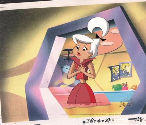 Jetsons Judy Jetson Production Animation Art Cel Hanna Barbera Seal And