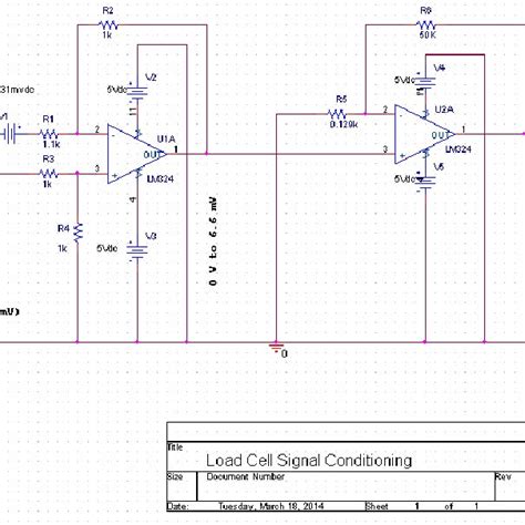 Signal Conditioning System For Load Cell Download Scientific Diagram
