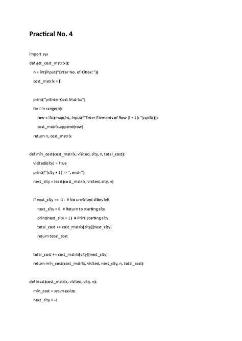 Ai Practical No 4 Practial 4 Practical No 4 Import Sys Def Get