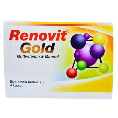 Jual Renovit Gold Tab 1 Strip 4 Tablet Shopee Indonesia
