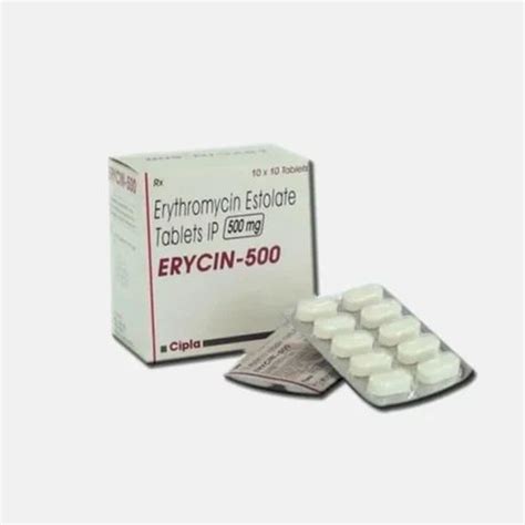 Erycin Erythromycin Tablet At ₹ 70box Ekta Palace Nagpur Id 2849503262030