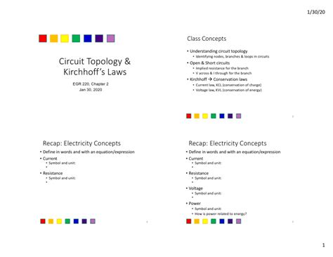 [ppt] circuit topology and open and short circuits kirchhoffs laws