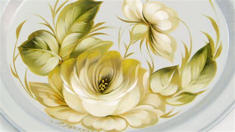 Мастер класс по живописи маслом Цветы Роза Лариса Гончарова Youtube