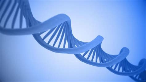 Science Motion Background Animation With A Close Up View Of Rotating DNA Double Helix Strands