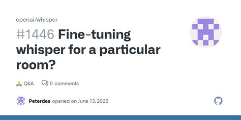 Fine Tuning Whisper For A Particular Room · Openai Whisper