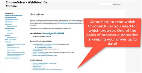 ChromeDriver Ultimate QA