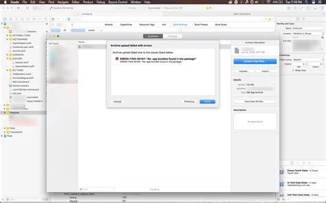 Xcode7 ERROR ITMS 90167 No App Bundles Found In The Package Stack Overflow