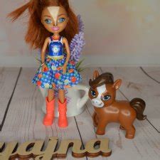 Enchantimals энчантималс Лошадка шарнирная с питомцем / Игровые куклы ...