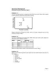 OM 2023 T1 PP ENG Pdf Operations Management Selected Practice Problems Topic 1 Delivery Lead