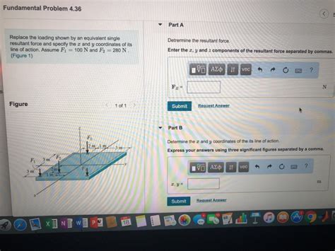 solved fundamental problem 4 36 part a replace the loading
