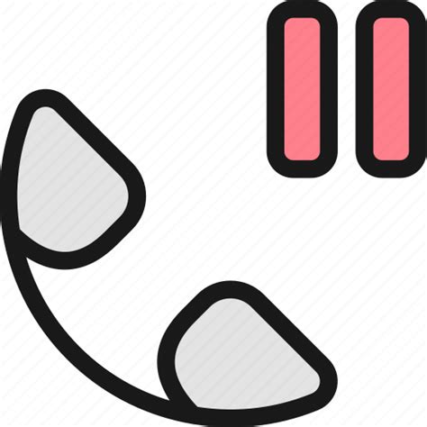 Phone Pause Actions Icon Download On Iconfinder