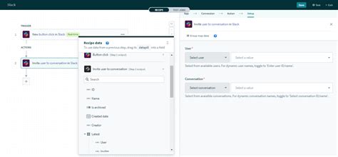 Workato Connectors Slack Actions Workato Docs