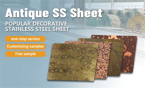 Stainless Steel Decorative Sheet Stainless Steel Antique Sheet