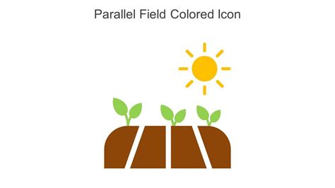 Parallel Field Colored Icon In Powerpoint Pptx Png And Editable Eps