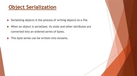 Java Io And Object Serialization Pptx Programming Languages
