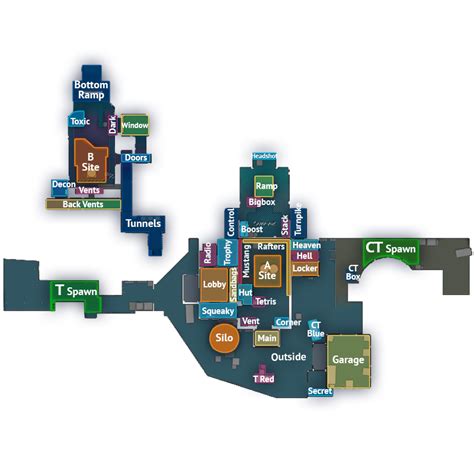 All CS GO Callouts Detailed Map Overviews