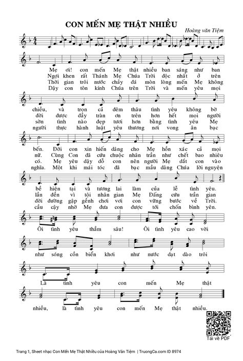 Sheet Con M N M Th T Nhi U Pdf L I H P M N T Nh C