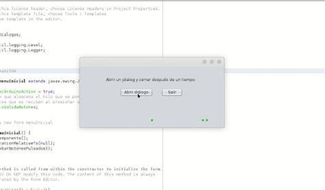 Abrir desde un jframe un jdialog modal que se cierre después de un tiempo LiNuXiToS