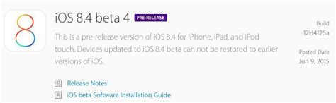 Apple Seeds Fourth IOS 8 4 Beta With Revamped Music App To Developers And Public Beta Testers