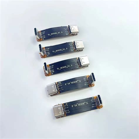 China Usb C Flat Cable Factory 10g Usb C Fpc Cable Usb3 1 Type C Fpc