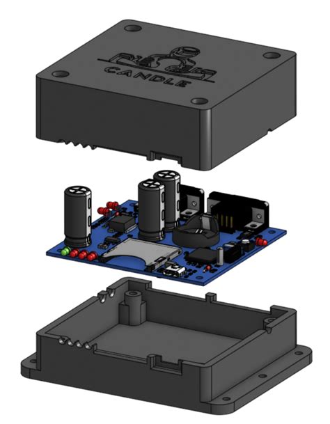 Can Data Logger Electronics Board Candle
