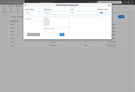 Feature Update You Can Now Add Up To 50 Additional Custom Variables To Your Cx Projects