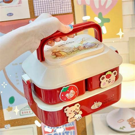 Pin By Ngọc Sang On Lặt Vặt Cute Lunch Boxes Kawaii Bento Lunch Box
