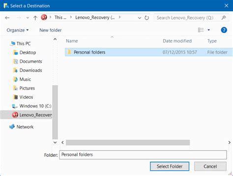 Move Desktop Download And Documents To Another Drive On