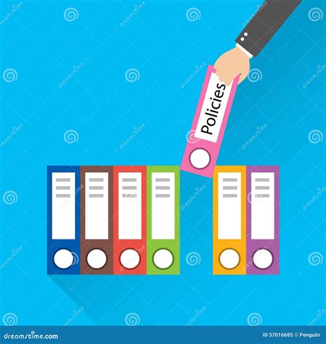 Flat Design Style Modern Vector Illustration Folder With The Label