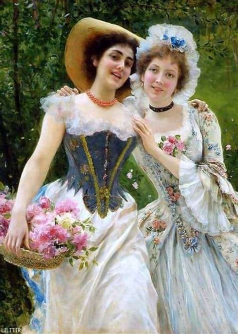 🎨 اثر هنری تابلو نقاشی دو خواهر زیبارو لیلیت ® Lilit