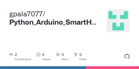 Github Gpala7077pythonarduinosmarthomev2
