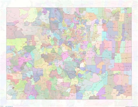 Map Of Denver Colorado Gis Geography Worksheets Library