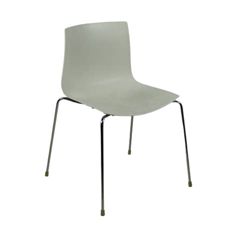 Bekijk Refurbished Arper Catifa 46 Vergaderstoel Wit Wit Op Reliving