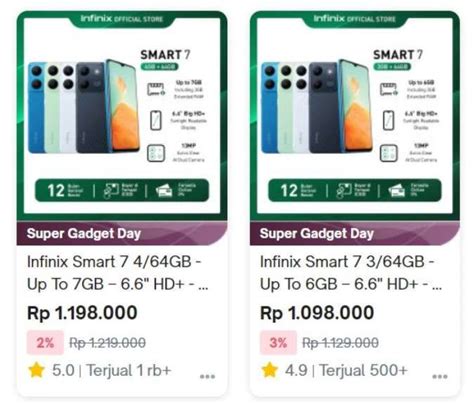 Daftar Harga HP Infinix Smart 7 Terbaru Dan Spesifikasinya