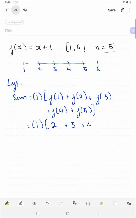Calculate The Left And Right Riemann Sums For F X T Solvedlib